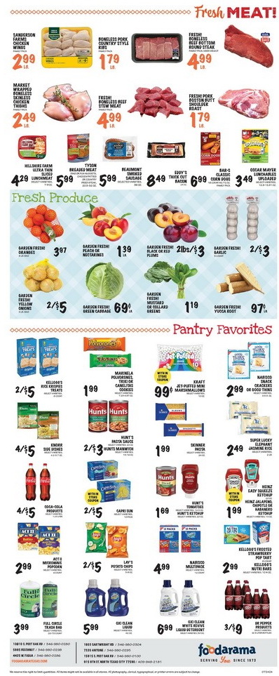 Foodarama Weekly Ad Jul 24 – Jul 30, 2024