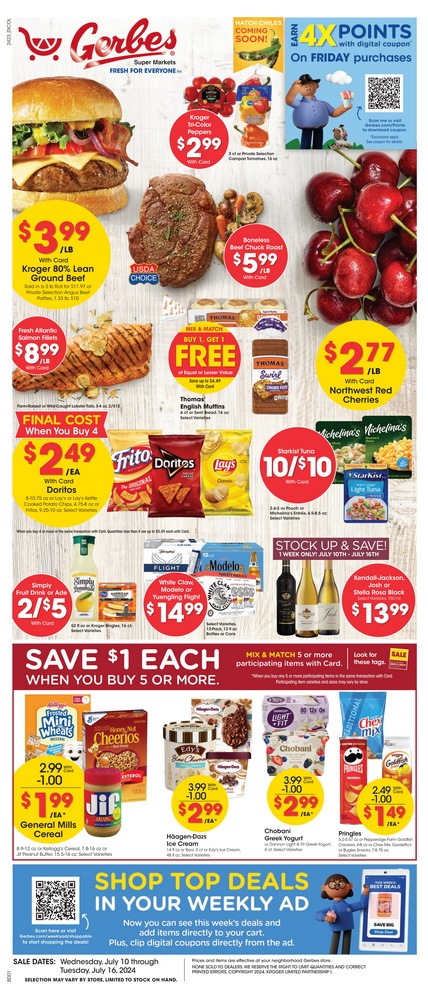 Gerbes Weekly Ad Jul 10 – Jul 16, 2024