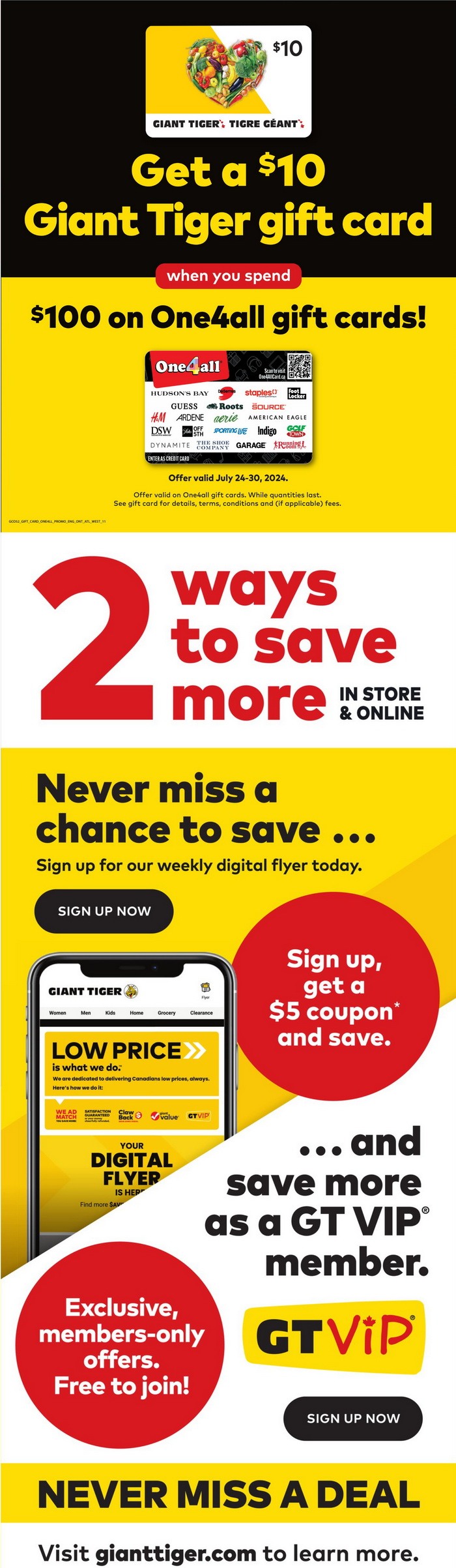 Giant Tiger Weekly Ad Jul 24 – Jul 30, 2024
