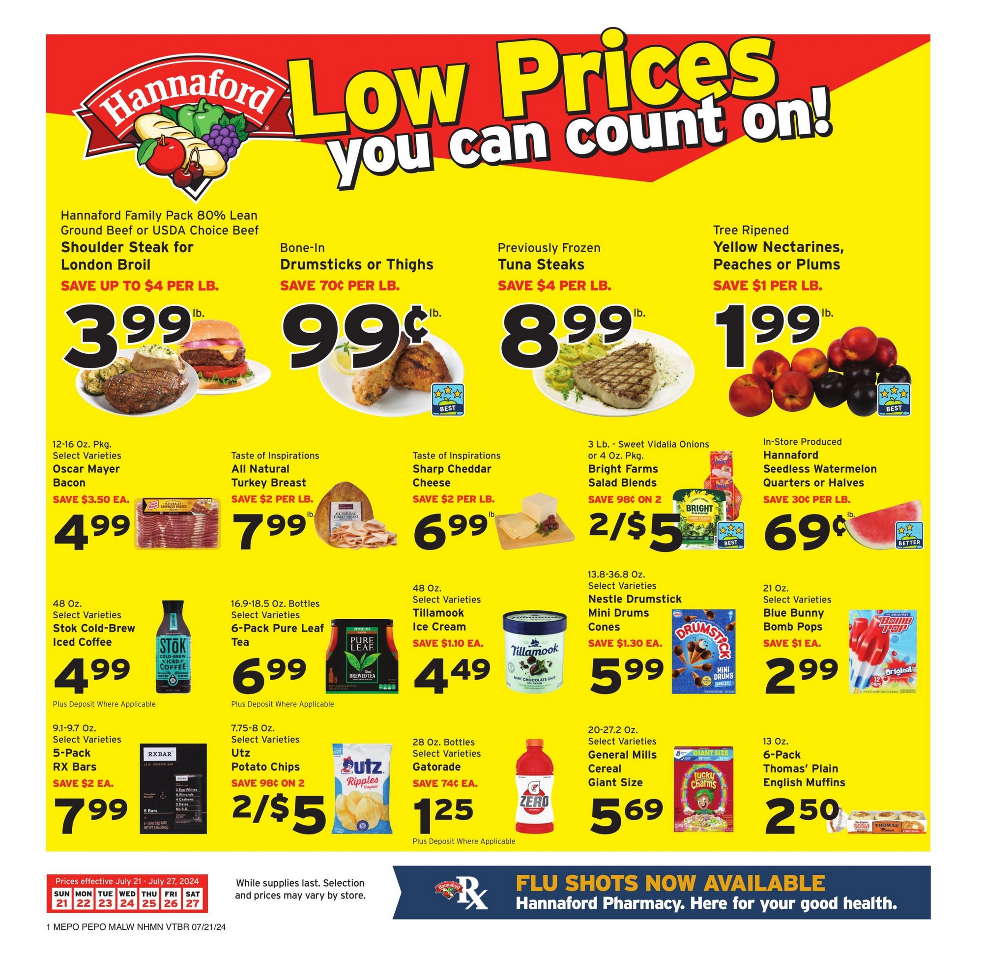 Hannaford Weekly Ad Jul 21 – Jul 28, 2024