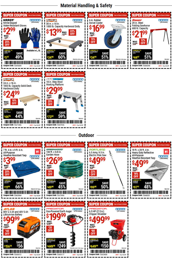 Harbor Freight Weekly Ad Jul 25 – Aug 04, 2024