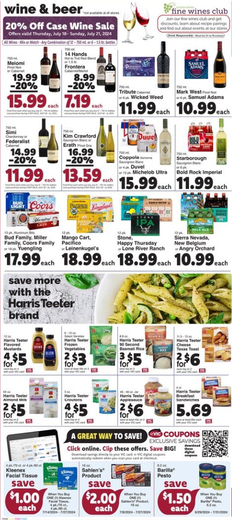 Harris Teeter Weekly Ad July 17 – July 23, 2024 (Back to School ...