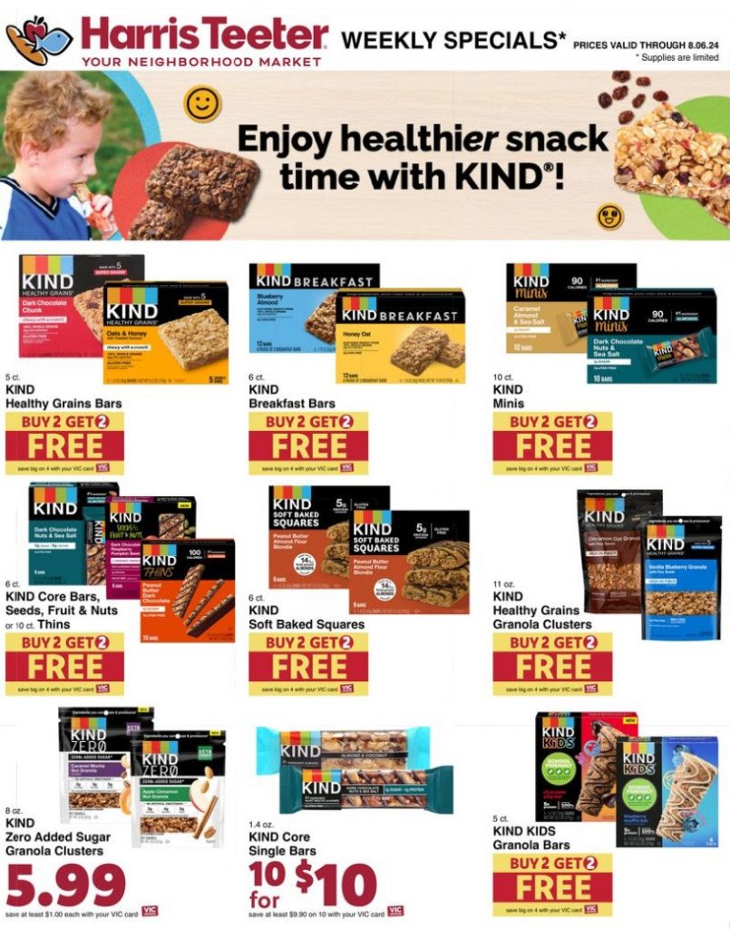 Harris Teeter Weekly Ad Jul 31 – Aug 06, 2024