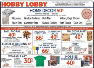 Hobby Lobby Weekly Ad
