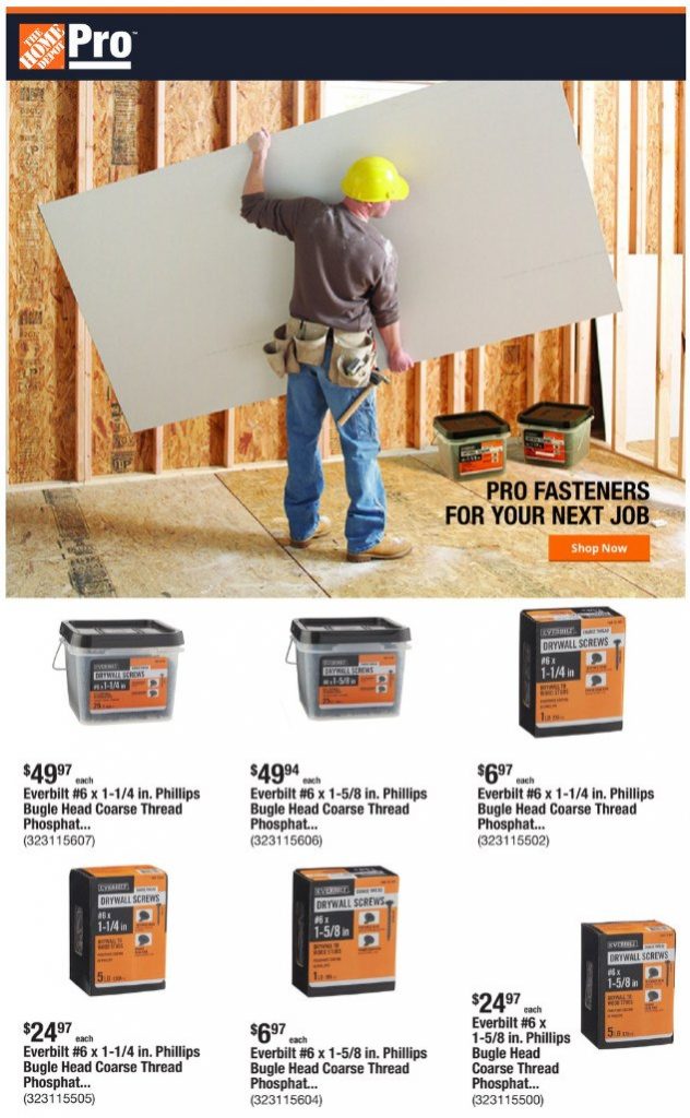 Home Depot Pro Weekly Ad July 01 – July 08, 2024