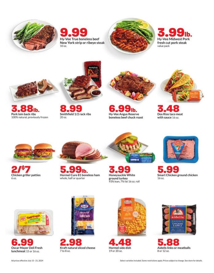 Hy-Vee Weekly Ad Jul 15 – Jul 21, 2024