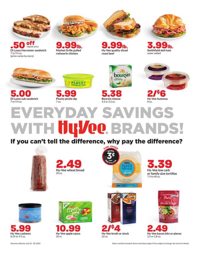 Hy-Vee Weekly Ad Jul 22 – Jul 28, 2024