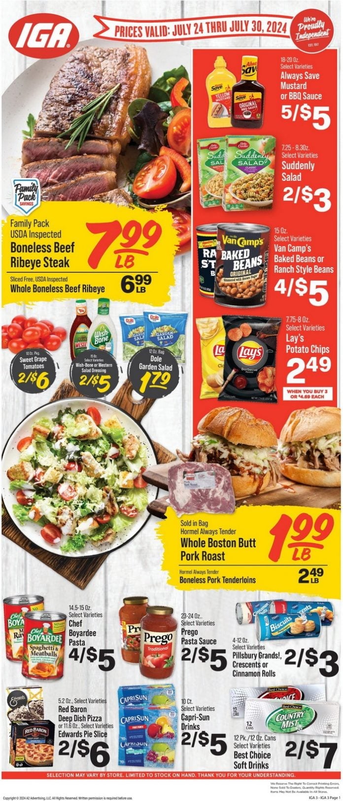 IGA Weekly Ad Jul 24 – Jul 30, 2024