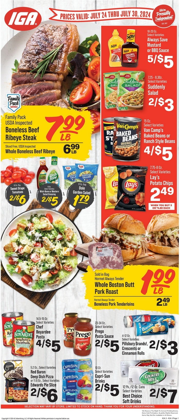 IGA Weekly Ad Jul 24 – Jul 30, 2024