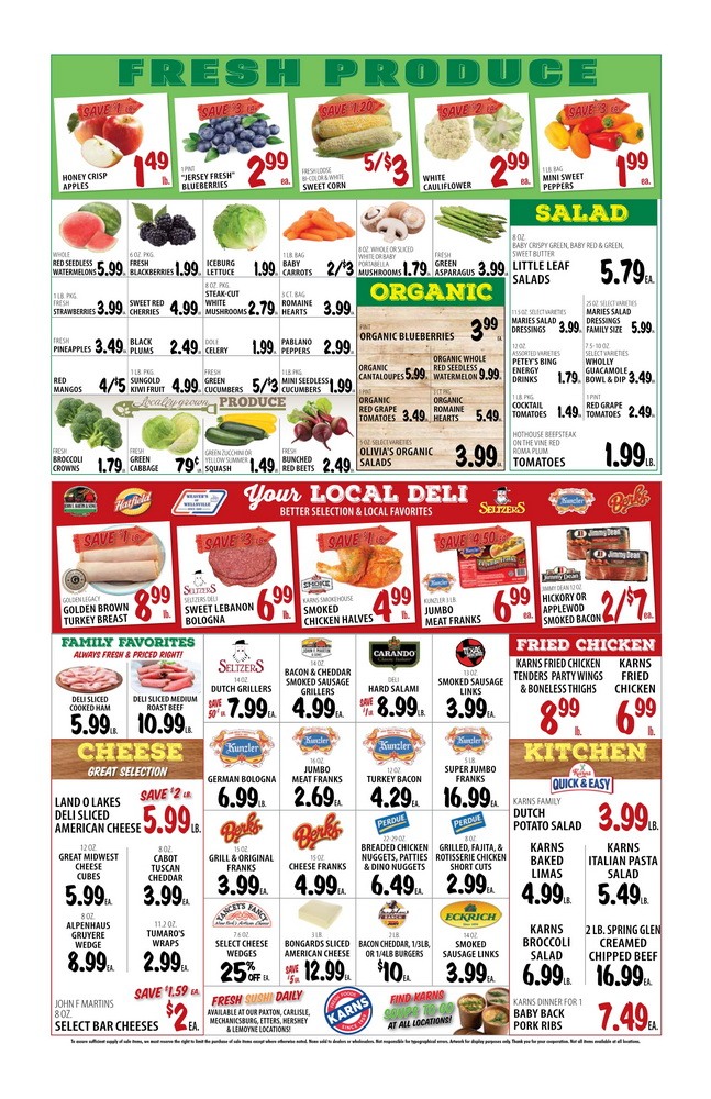 Karns Quality Foods Weekly Ad July 02 – July 08, 2024