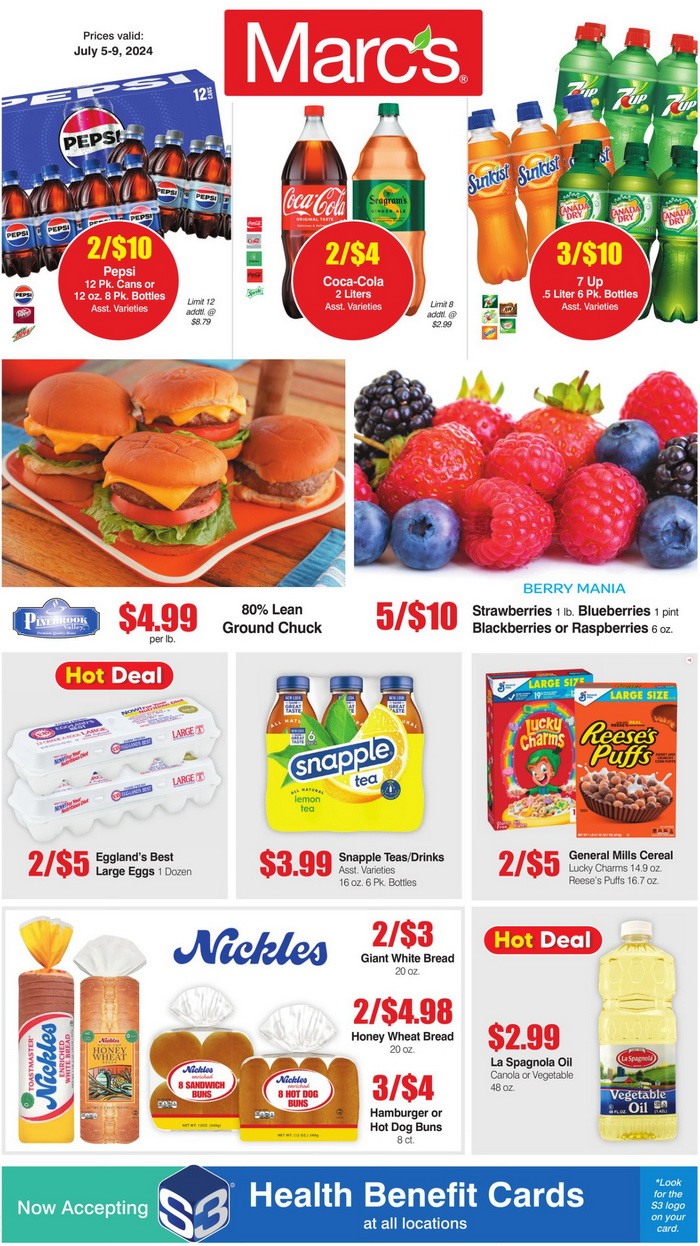 Marc's Weekly Ad July 05 – July 09, 2024