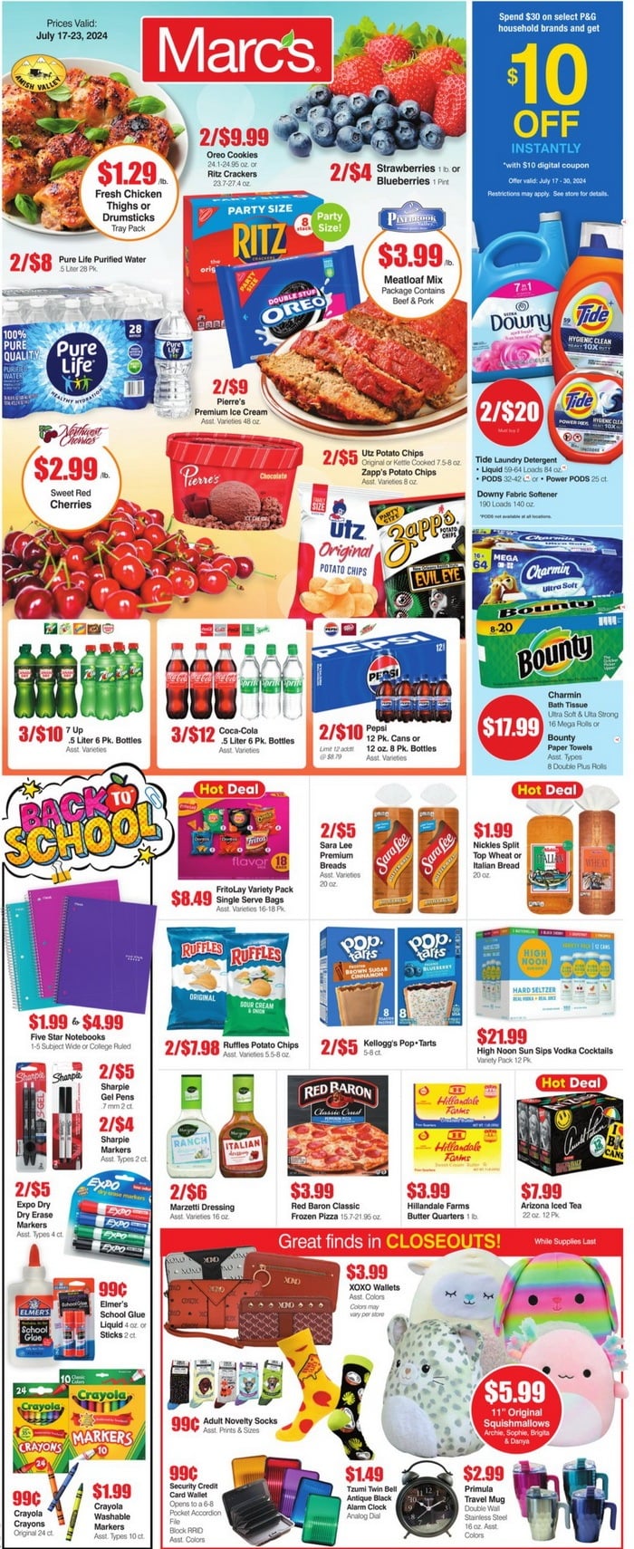 Marc's Weekly Ad July 17 – July 23, 2024