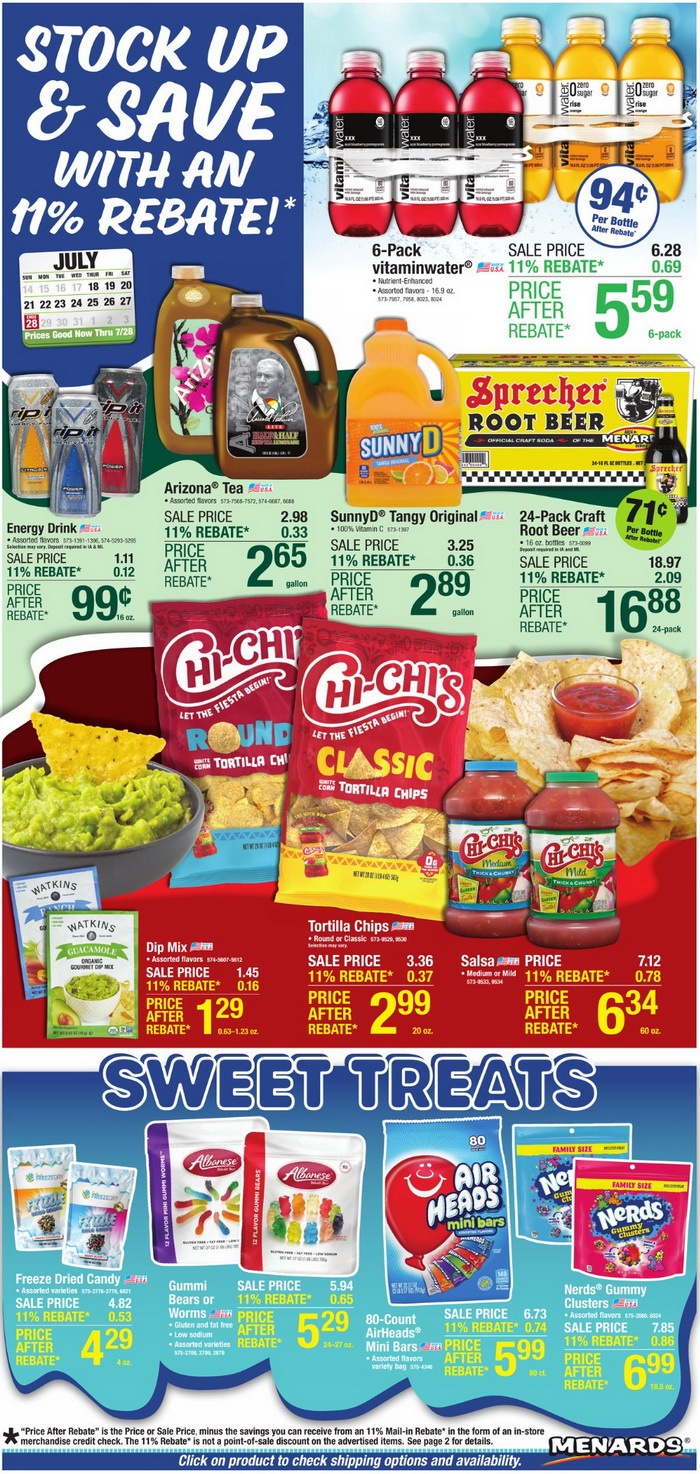 Menards Home Essential Ad July 18 – July 28, 2024