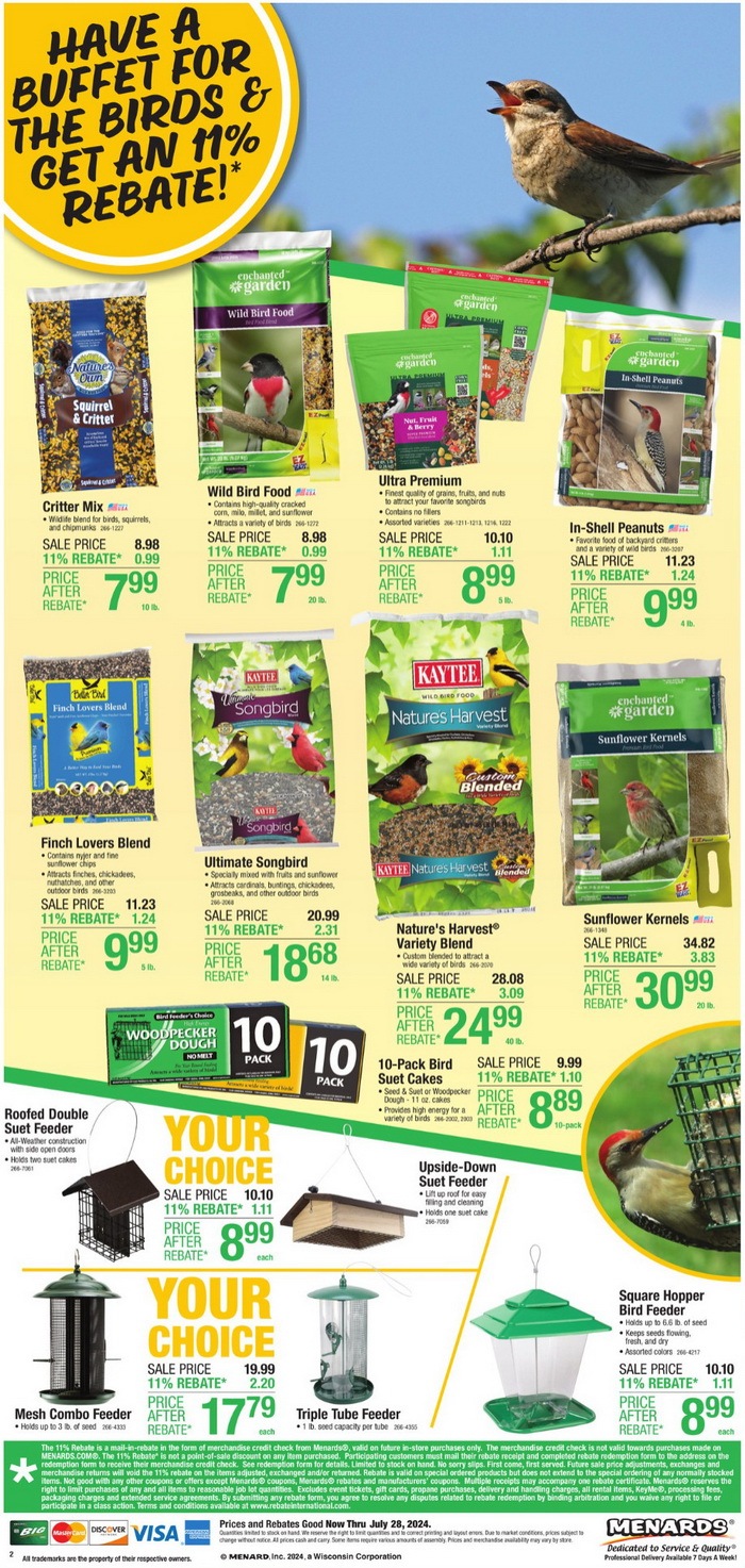 Menards Home Essential Ad July 18 – July 28, 2024