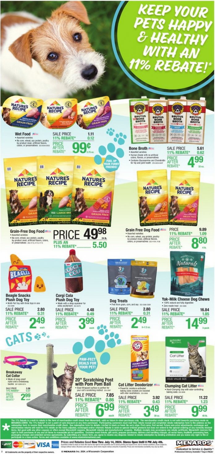 Menards Home Essential Ad July 04 – July 14, 2024