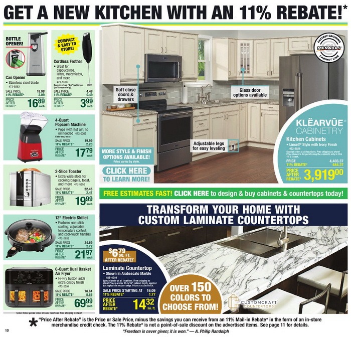 Menards Weekly Ad July 11 – July 21, 2024