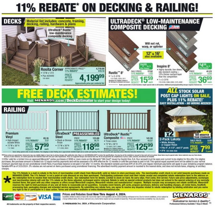 Menards Weekly Ad Jul 25 – Aug 04, 2024 (Back to School Promotion Included)