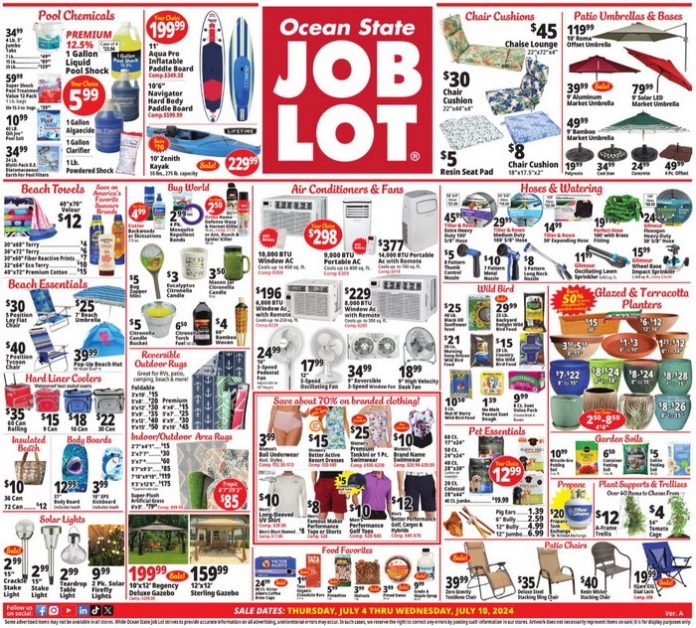 Ocean State Job Lot Weekly Ad July 04 – July 10, 2024