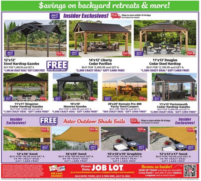 Ocean State Job Lot Weekly Ad July 04 – July 10, 2024