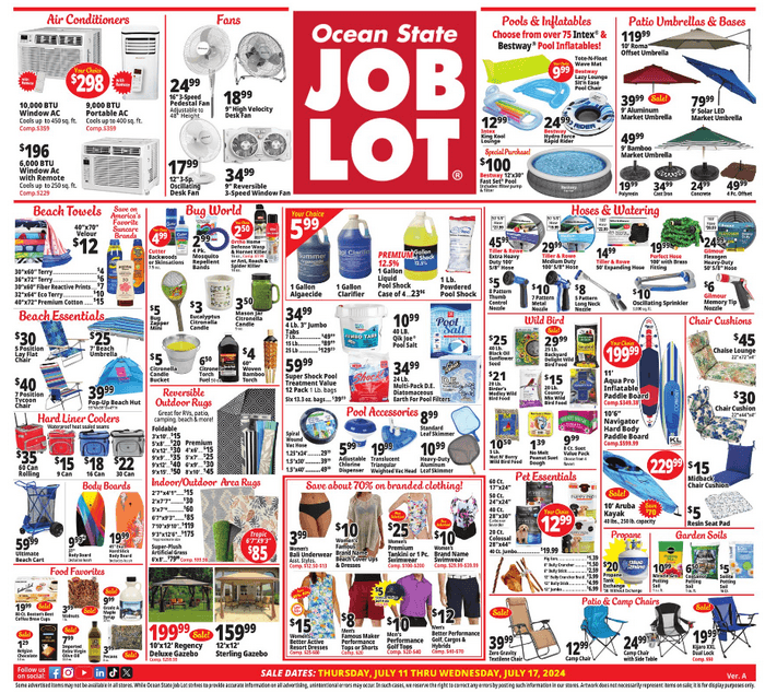 Ocean State Job Lot Weekly Ad Jul 11 – Jul 17, 2024