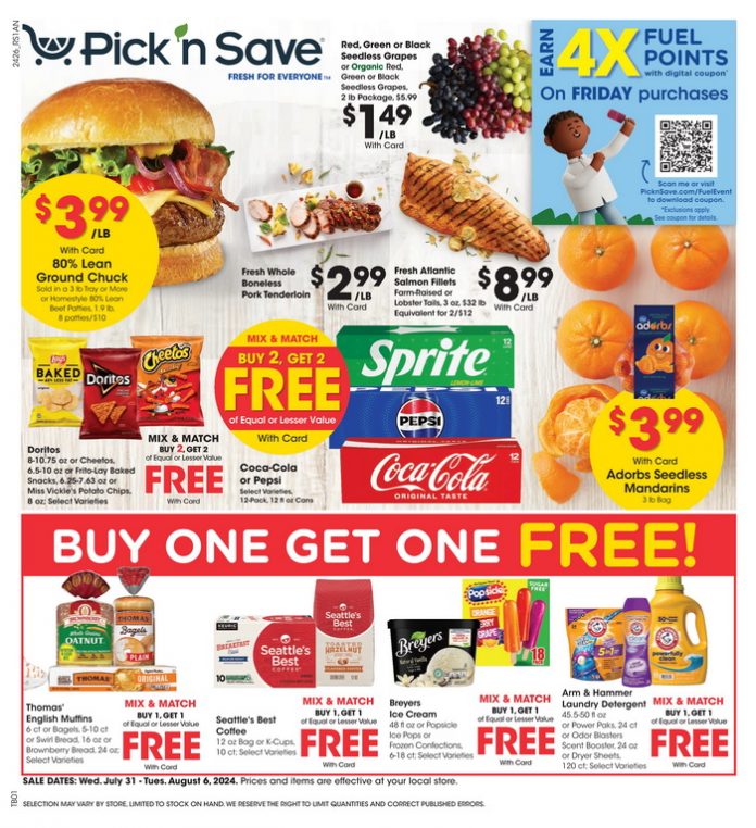 Pick 'n Save Weekly Ad Jul 31 – Aug 06, 2024