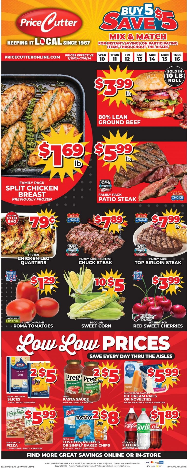 Price Cutter Weekly Ad Jul 10 – Jul 16, 2024