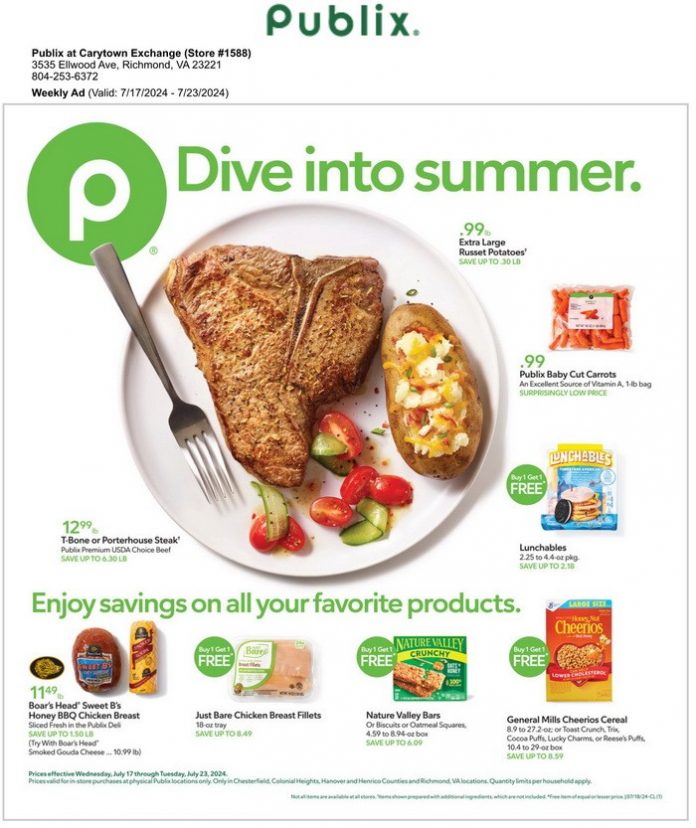 Publix Weekly Ad July 17 – July 23, 2024