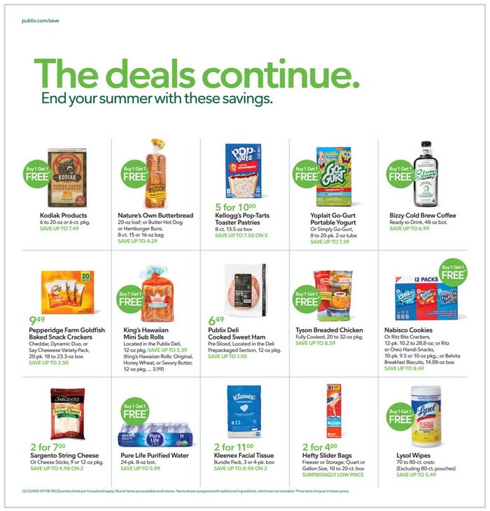 Publix Weekly Ad July 17 – July 23, 2024