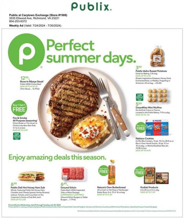 Publix Weekly Ad July 24 – July 30, 2024