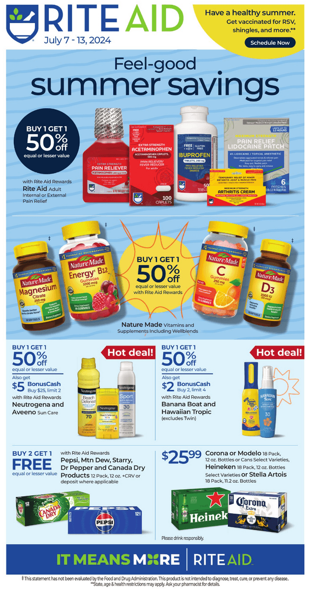 Rite Aid Weekly Ad Jul 07 – Jul 13, 2024