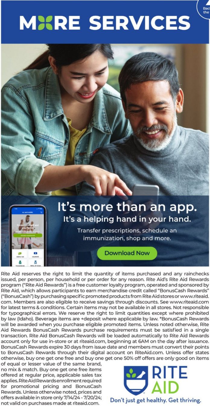 Rite Aid Weekly Ad Jul 14 – Jul 20, 2024
