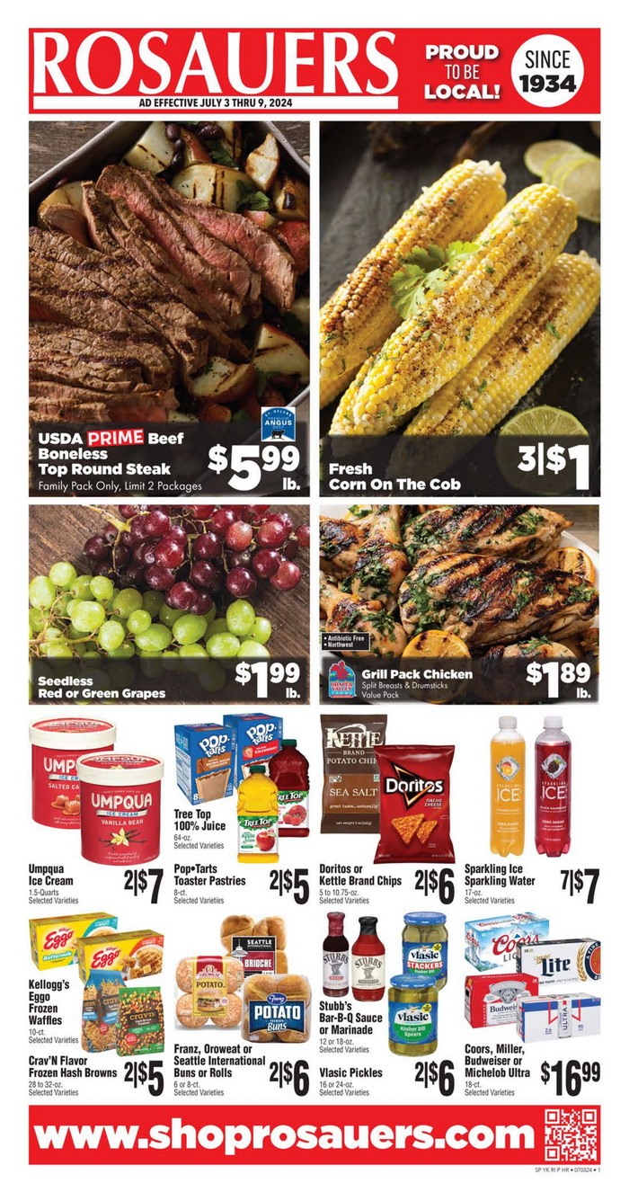 Rosauers Weekly Ad July 03 – July 09, 2024