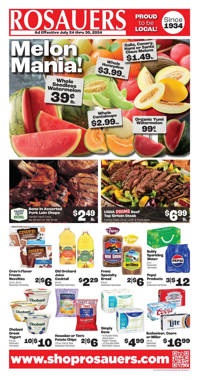 Rosauers Weekly Ad Jul 24 – Jul 30, 2024