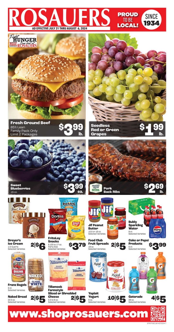 Rosauers Weekly Ad Jul 31 – Aug 06, 2024