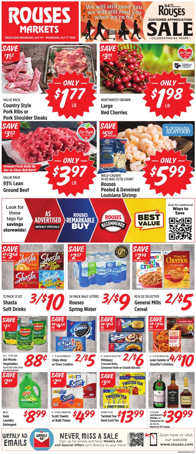 Rouses Weekly Ad July 10 – July 17, 2024