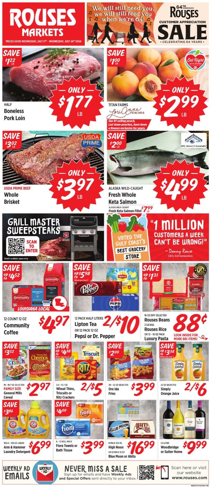 Rouses Weekly Ad July 17 – July 24, 2024
