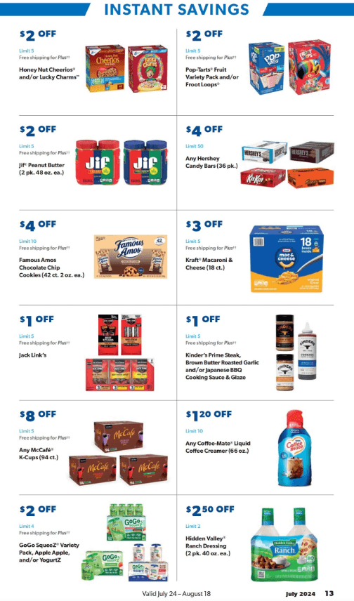 Sam's Club Weekly Ad Jul 24 – Aug 18, 2024