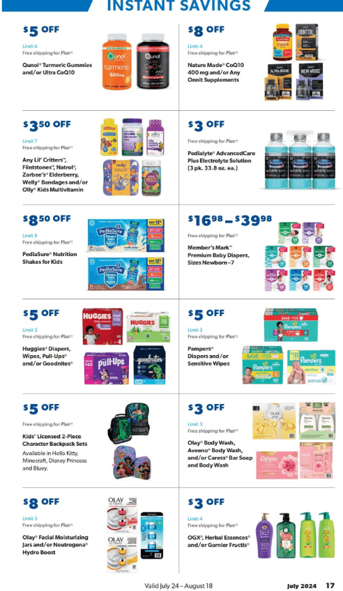 Sam's Club Weekly Ad Jul 24 – Aug 18, 2024