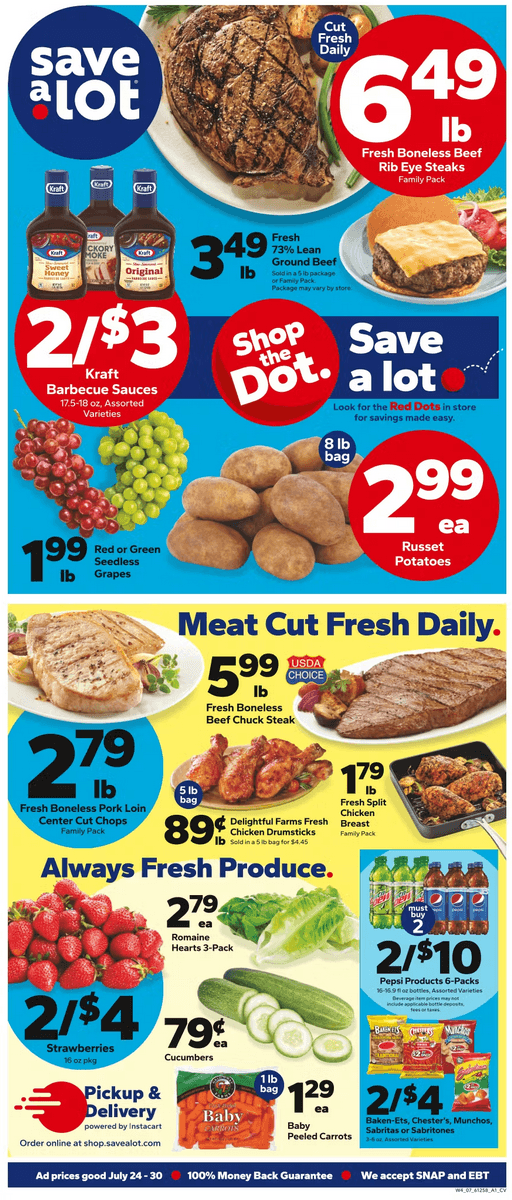 Save A Lot Weekly Ad Jul 24 – Jul 30, 2024