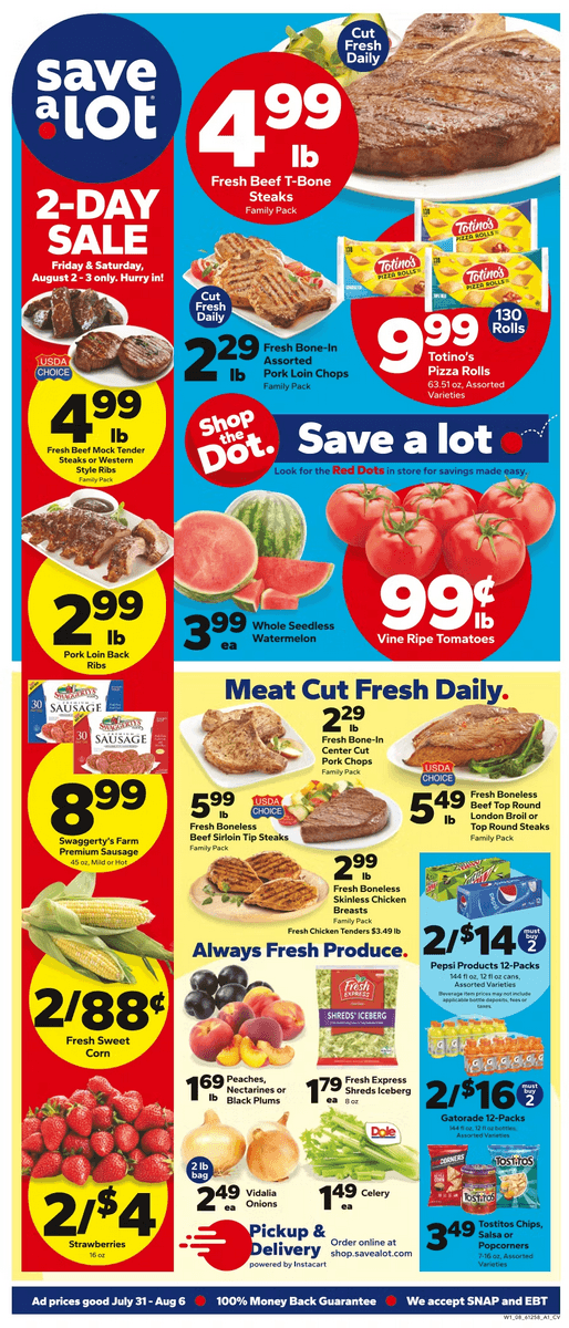 Save A Lot Weekly Ad Jul 31 – Aug 06, 2024