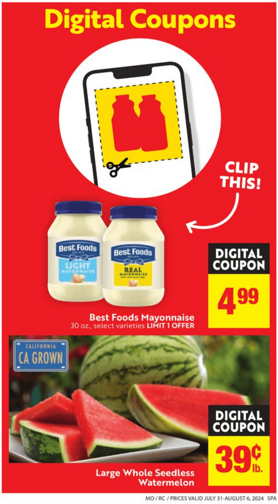 Save Mart Supermarket Weekly Ad Jul 31 – Aug 06, 2024
