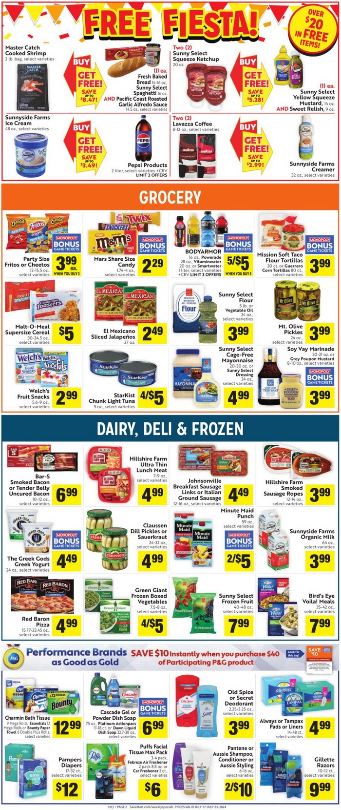 Save Mart Supermarkets Weekly Ad Jul 17 – Jul 23, 2024