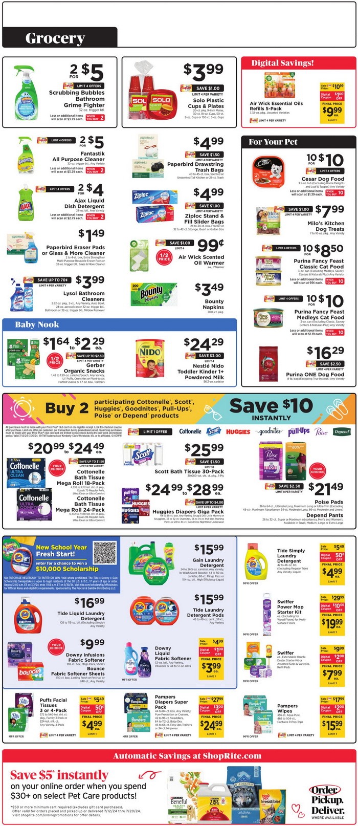 ShopRite Weekly Ad July 12 – July 18, 2024 (Back to School Promotion ...