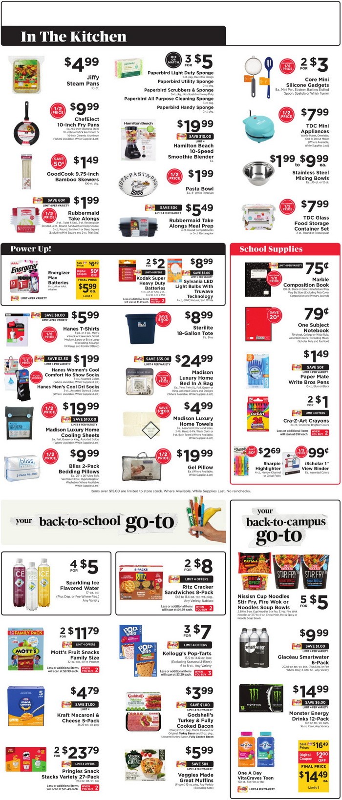 ShopRite Weekly Ad Jul 26 – Aug 01, 2024 (Back to School Promotion ...