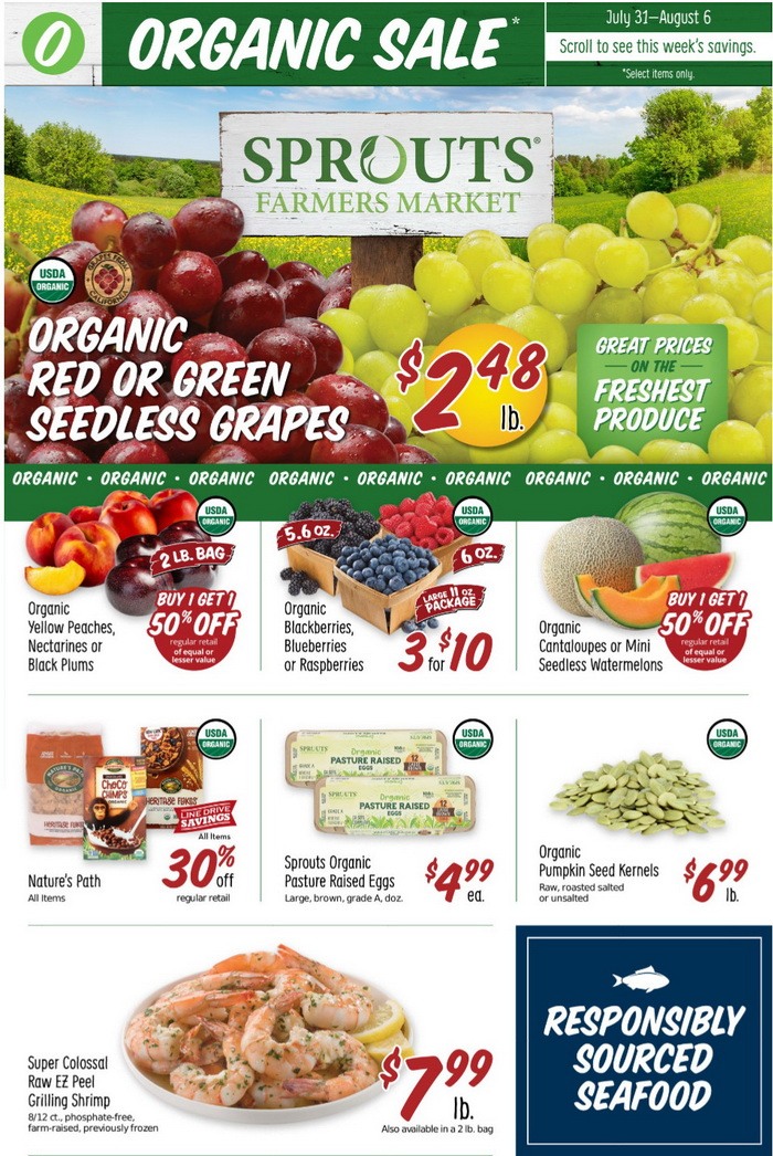 Sprouts Weekly Ad Jul 31 – Aug 06, 2024
