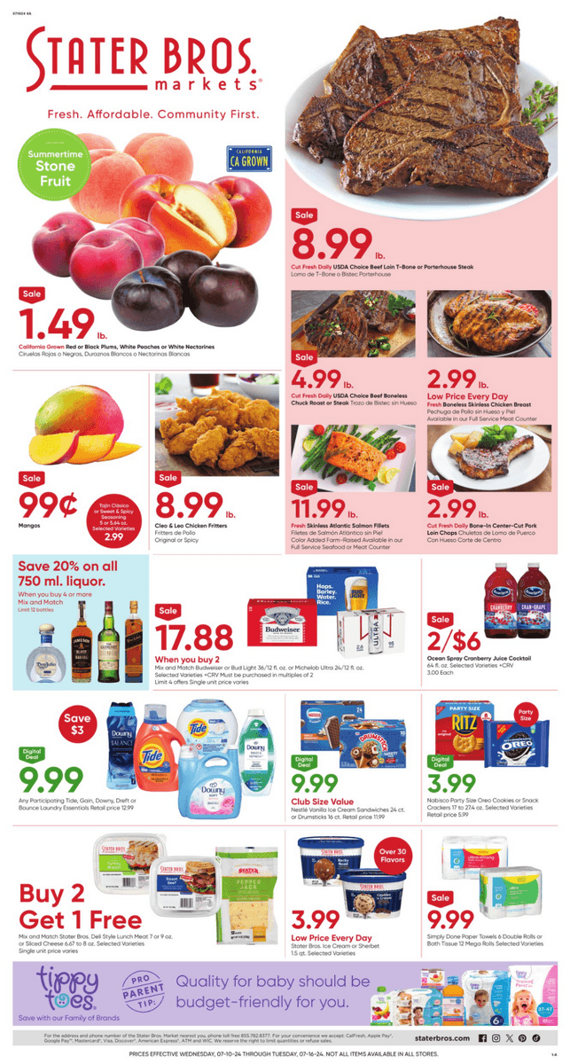 Stater Bros Weekly Ad Jul 10 – Jul 16, 2024