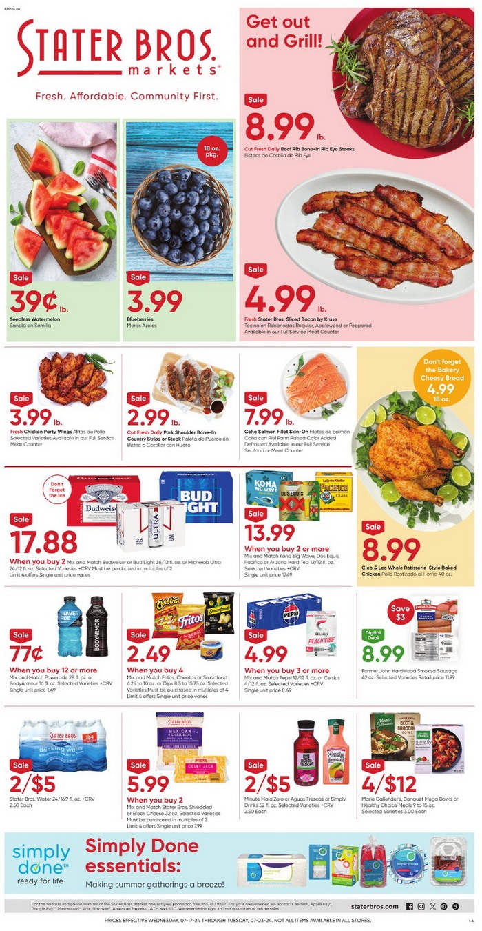 Stater Bros Weekly Ad Jul 17 – Jul 23, 2024