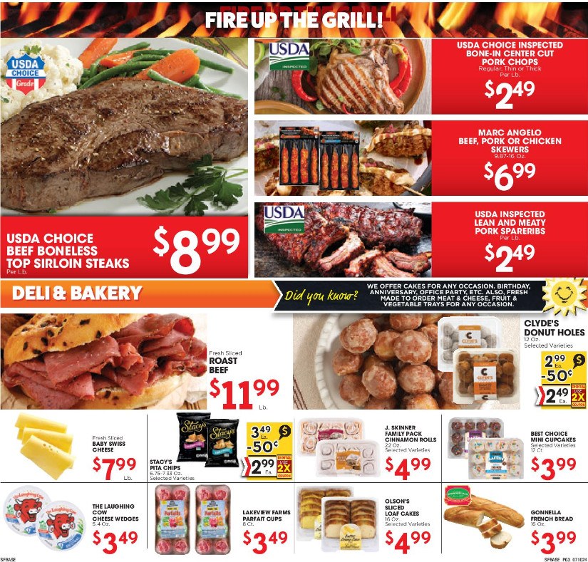 Sunshine Foods Weekly Ad Jul 10 – Jul 16, 2024