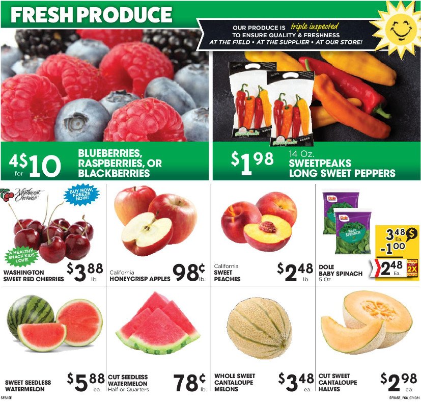 Sunshine Foods Weekly Ad Jul 10 – Jul 16, 2024