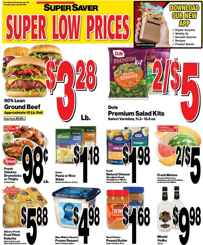 Super Saver Weekly Ad Jul 17 – Jul 23, 2024